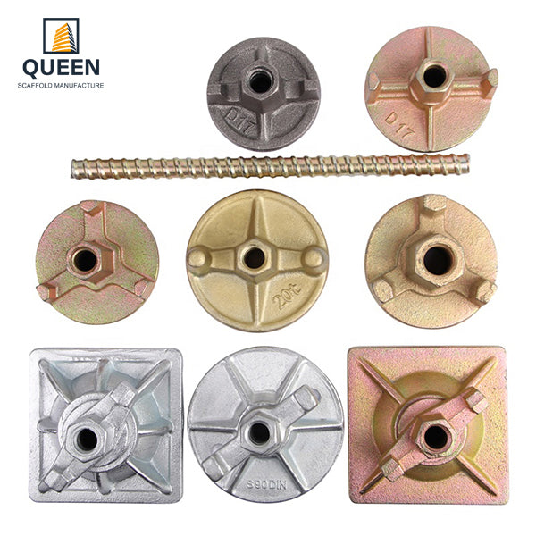 Construction Concrete Steel Aluminium Formwork System Tie Rod Wing Nut ...
