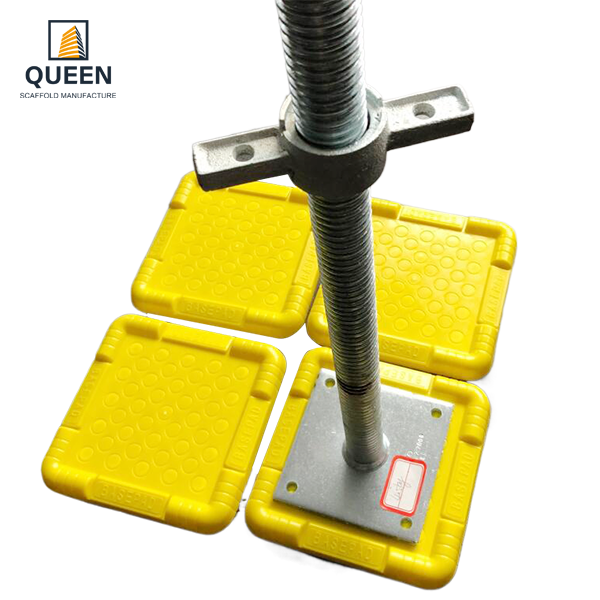 Scaffolding Base Pad Plastic PP Material Base Jack High Quality Tredda ...