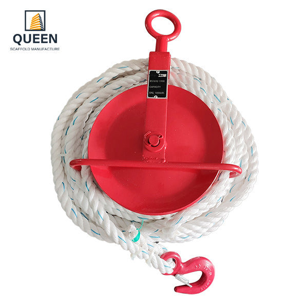 Painted Scaffold Gin Wheel Ginny Mobile Wheel Pulley – scaffolding source