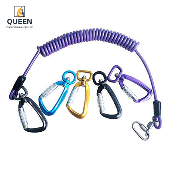 Retractable Scaffolding Tool lanyard Plastic Coiled Spring ...